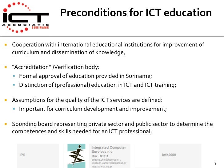 Ict Association Suriname At Virtual Educa Caribbean 2012