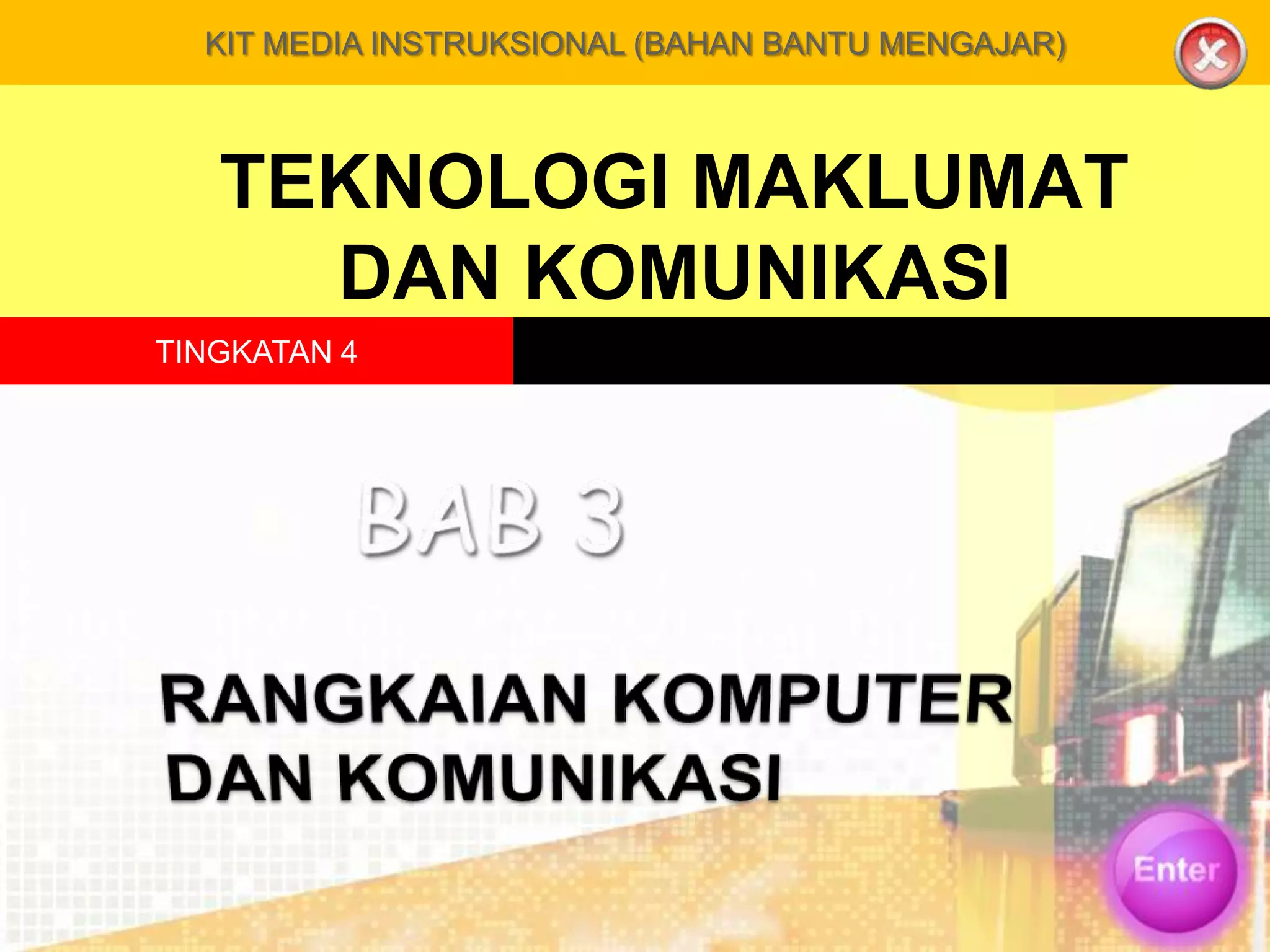 ICT Bab 3 Rangkaian Komputer dan Komunikasi | PPT