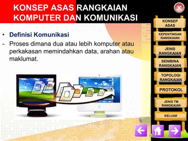 ICT Bab 3 Rangkaian Komputer dan Komunikasi | PPT