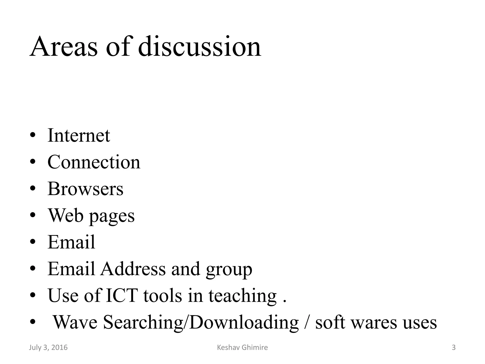 Ict based training | PPTX