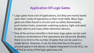 ICT Basic Logic Gates Lessons.pptx | Programming Languages | Computing