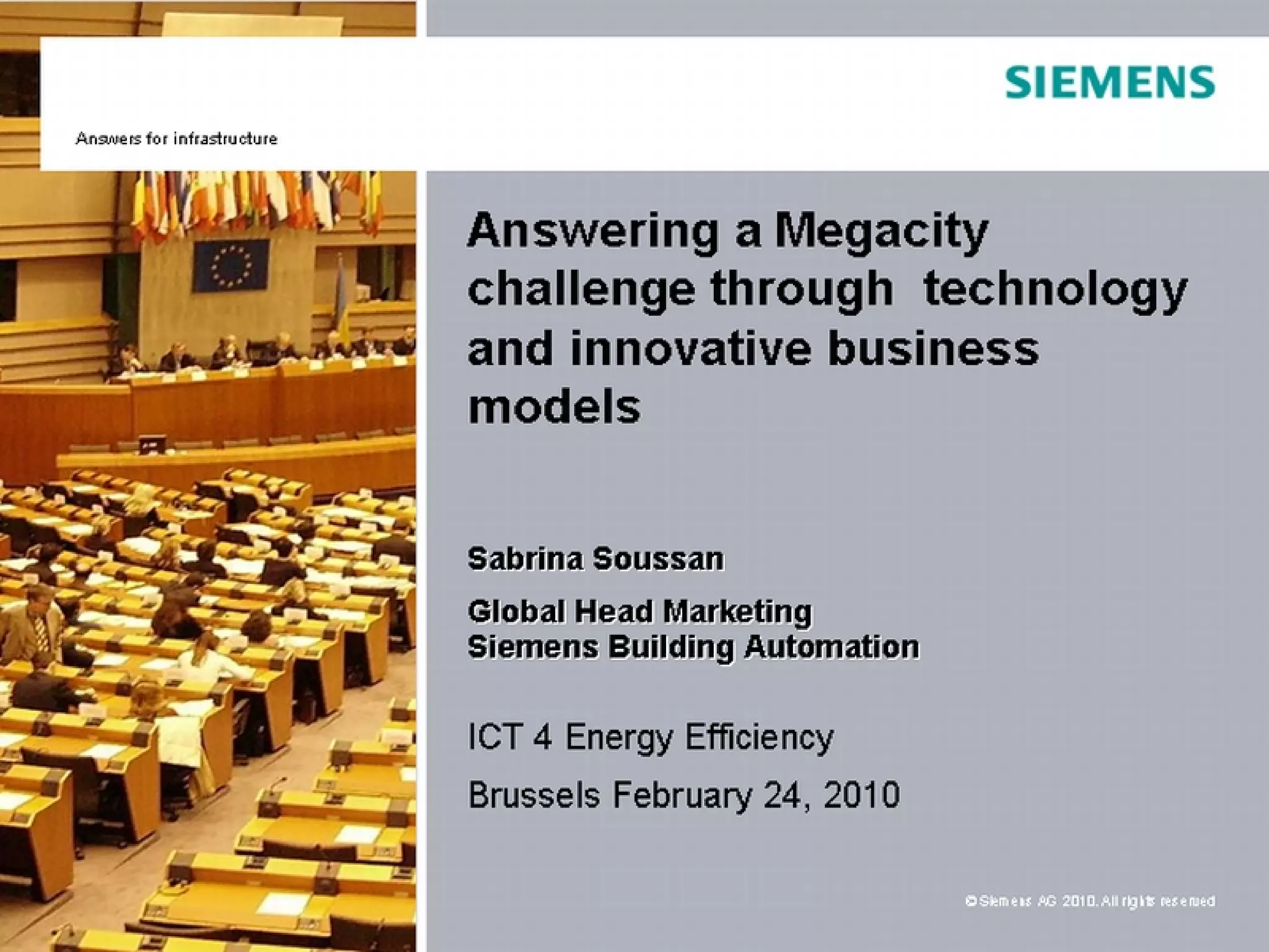 Ict buildings siemens | PDF