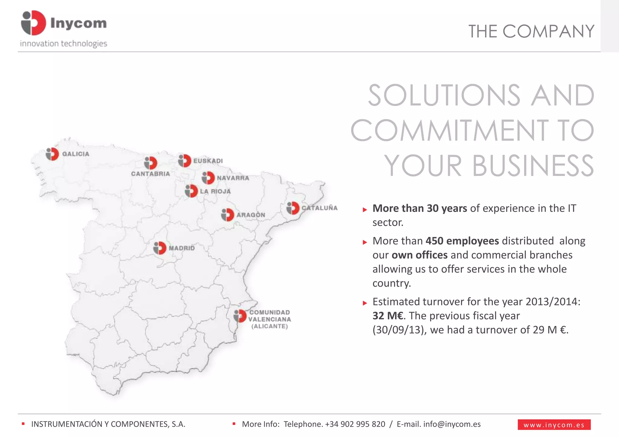 ICT Solutions and Services INYCOM | PPTX