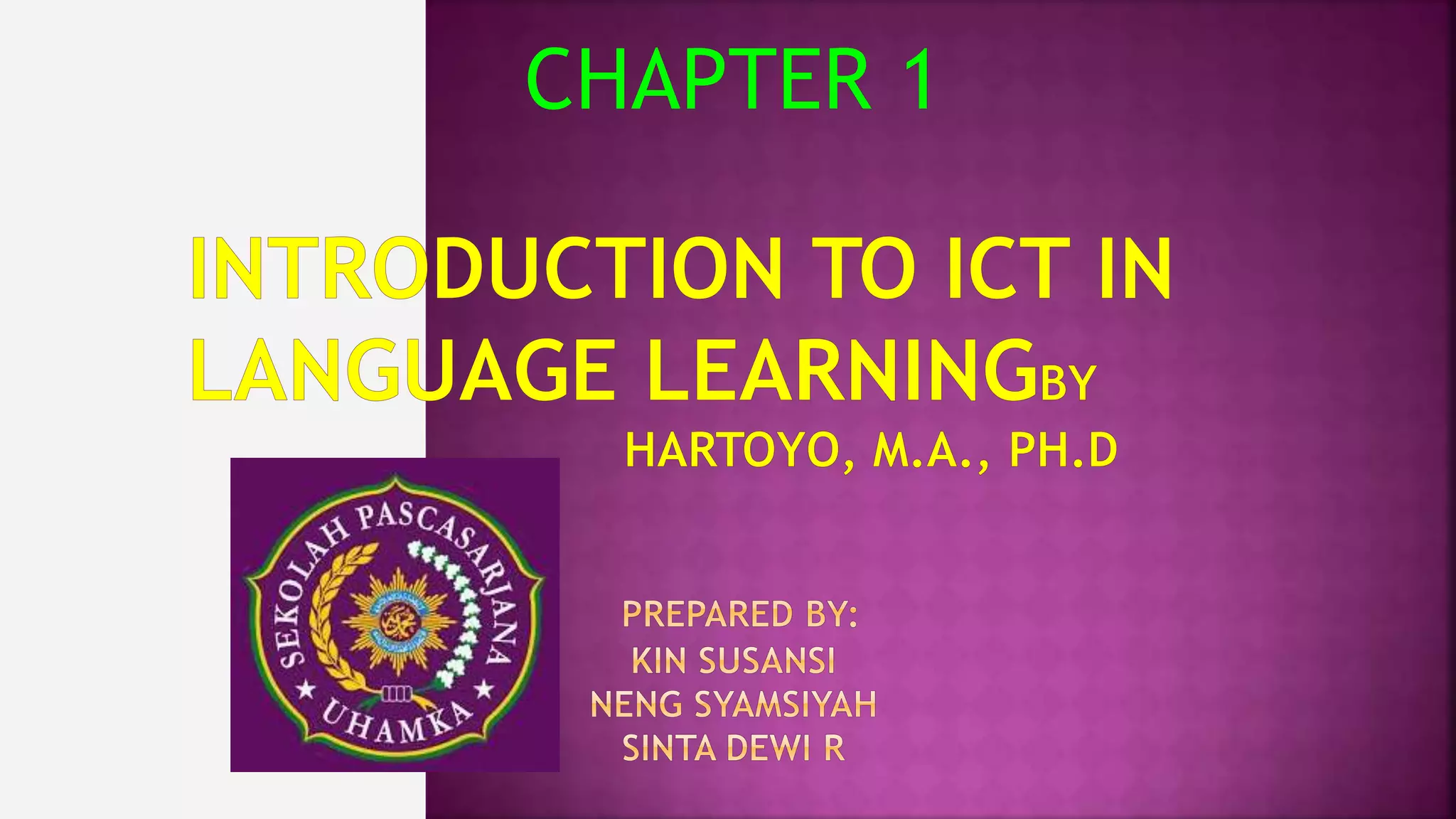 Ict chapter 1 | PPTX