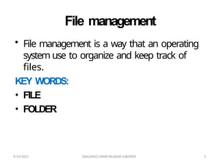 Comprehensive Guide to ICT File and Folder Management Techniques | PPTX