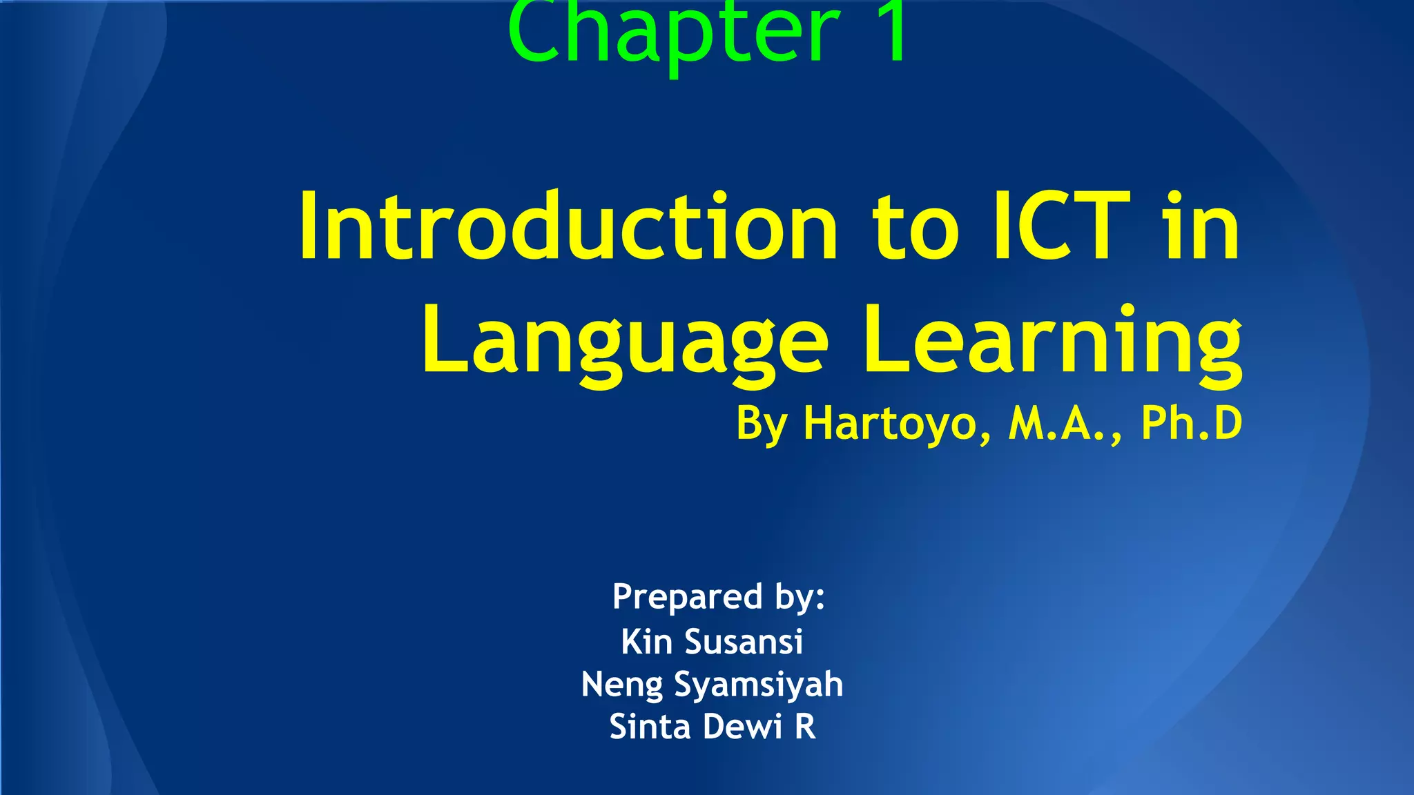 ICT chapter 1 | PPT