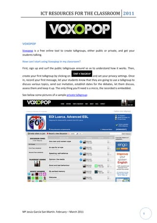 ICT Resources for an ESL classroom | PDF