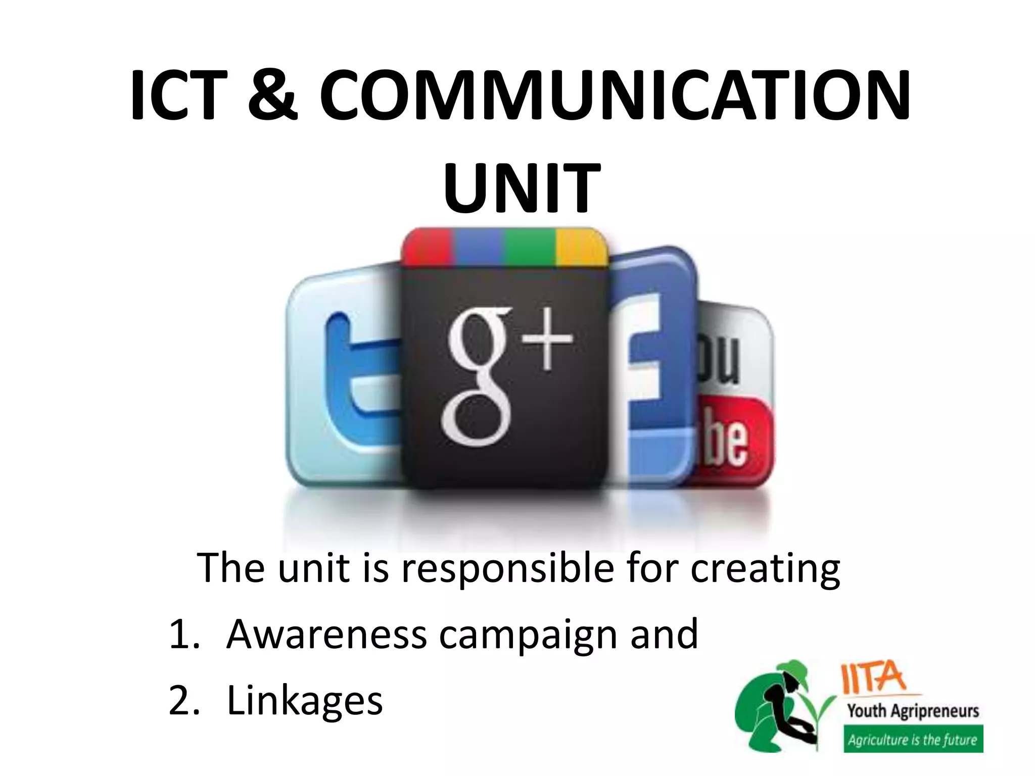 Communication and ICT Progress report | PPTX