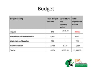 Communication and ICT Progress report | PPTX
