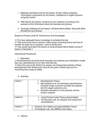 Ict competency lesson plan homec aisha and linna | DOC