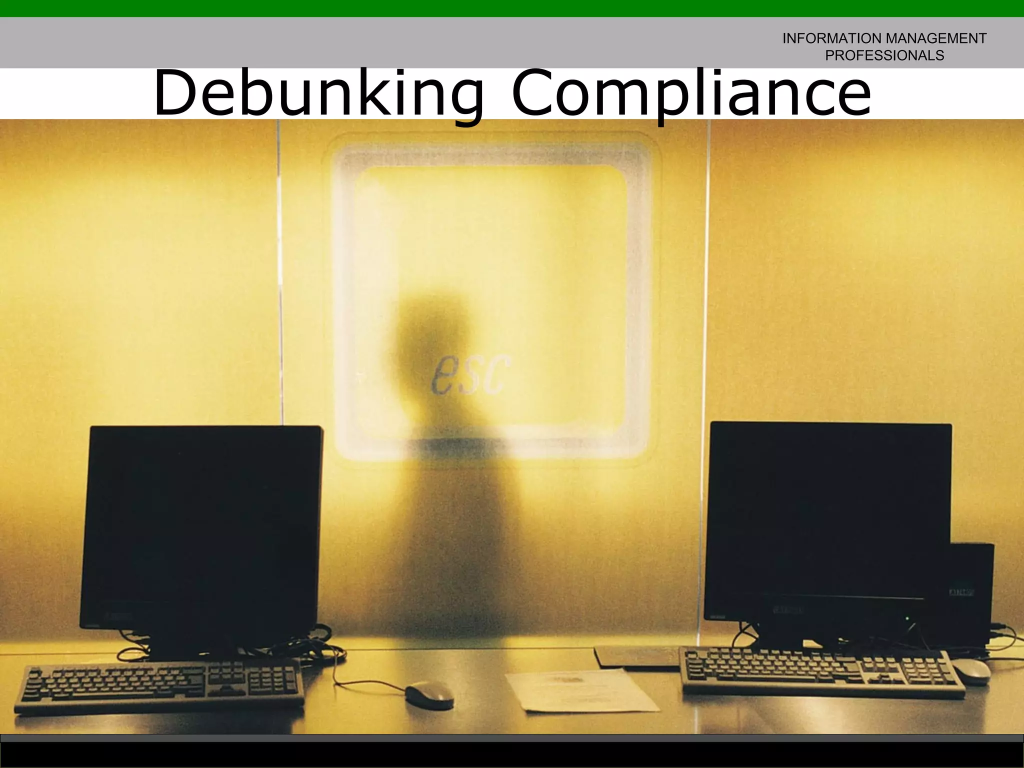 Ict Compliance (Sept 2004) | PPT | Business | Business and Finance