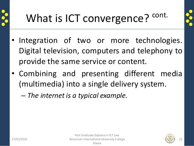 Ict convergence dr nana k annan