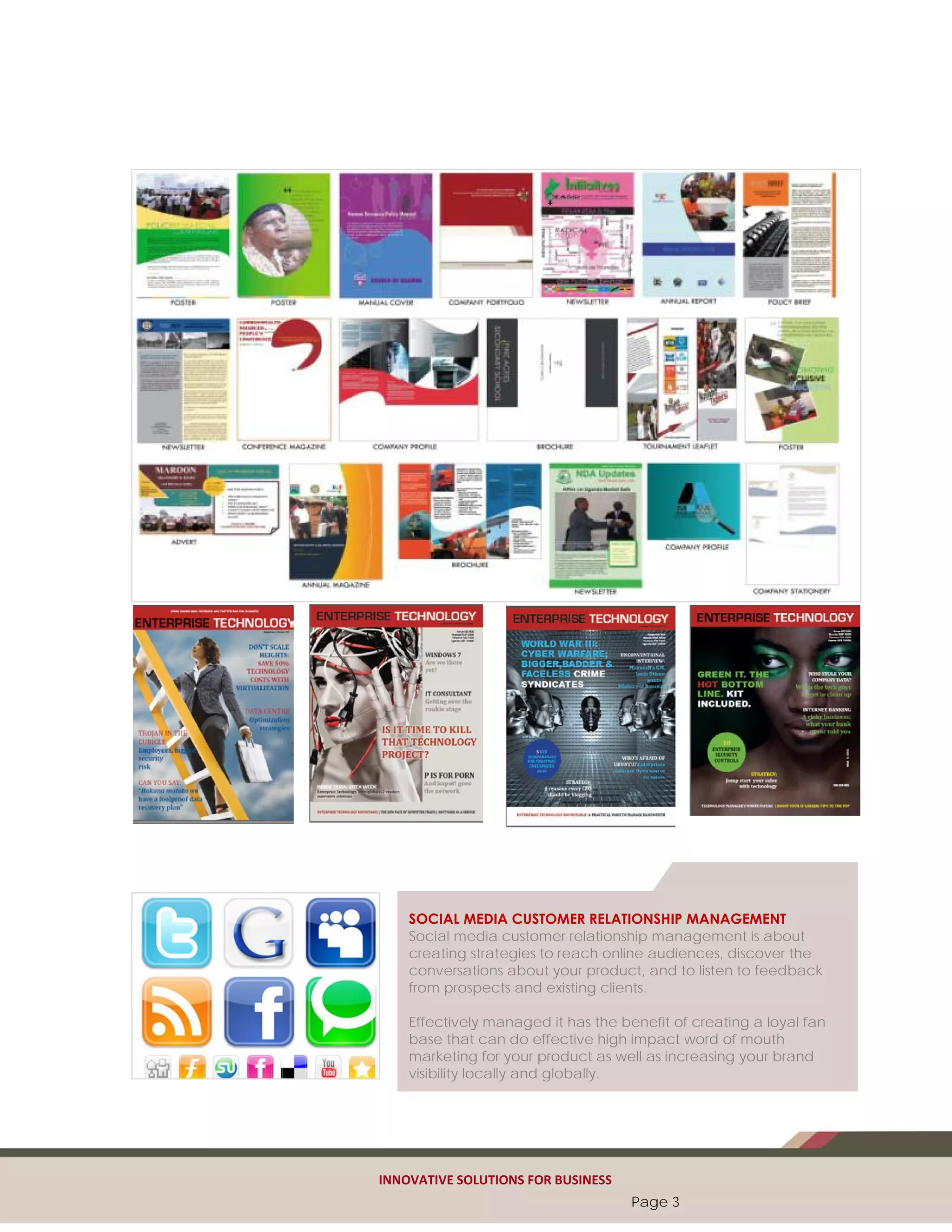 ICT Creatives Portfolio | PDF
