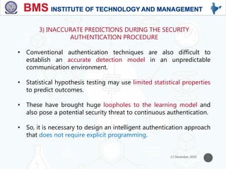 Machine Learning -Based Security Authentication for Wireless Multimedia Network | PPT