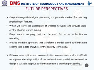 Machine Learning -Based Security Authentication for Wireless Multimedia Network | PPT