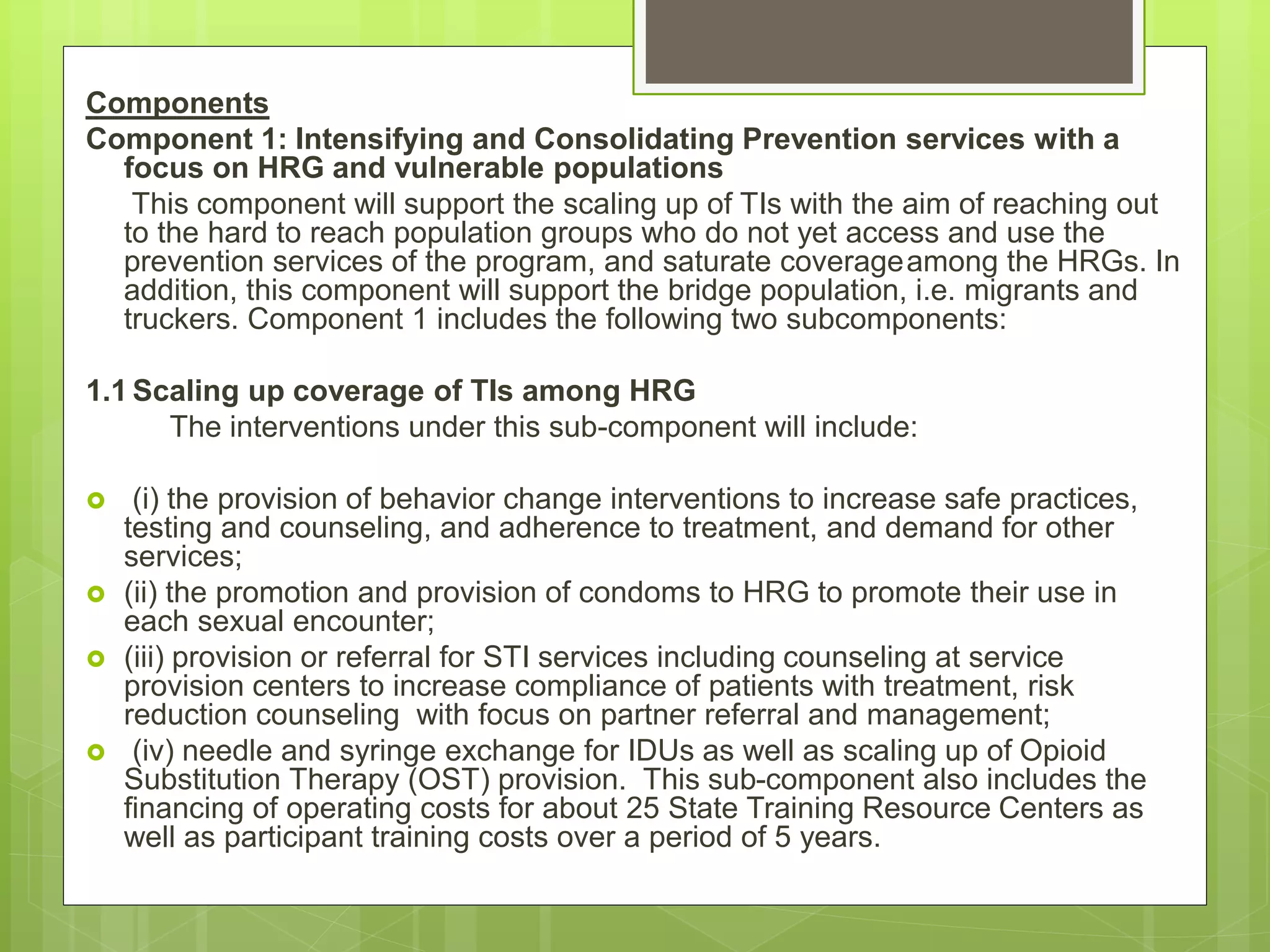 ICTC, PPTCT & ART Centre | PPTX