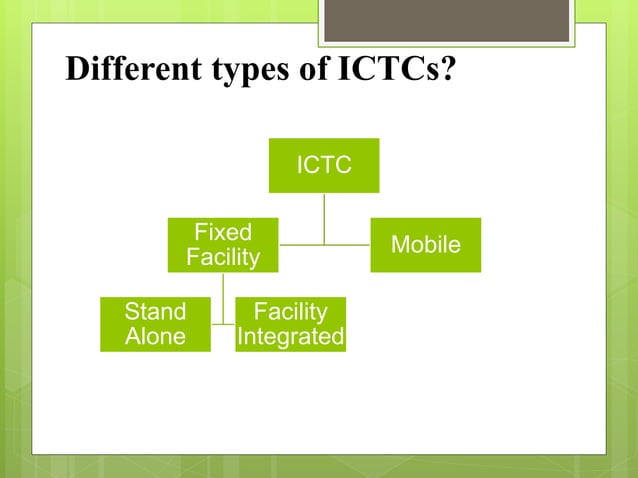 ICTC, PPTCT & ART Centre | PPTX | Sexual Health | Diseases and Conditions