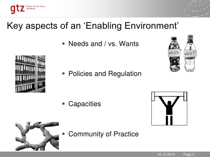 Enabling Environment