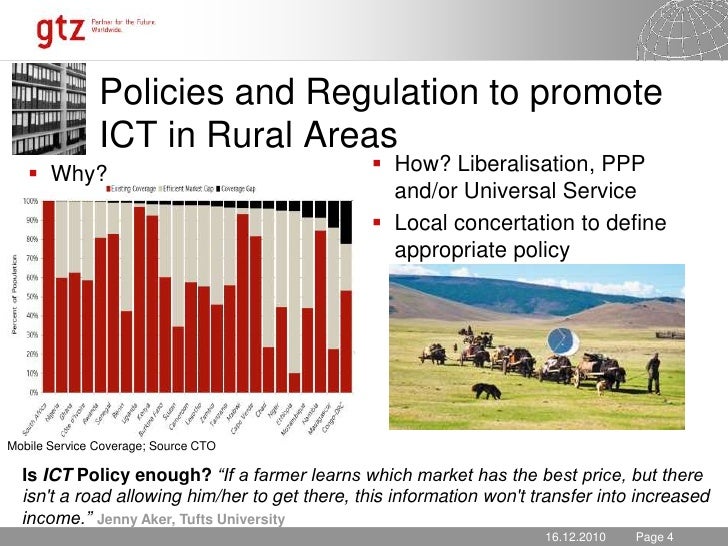 The importance of an enabling environment for ICT4D
