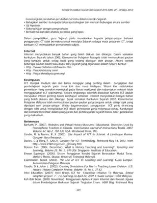 Ict dan pengajaran sejarah | PDF