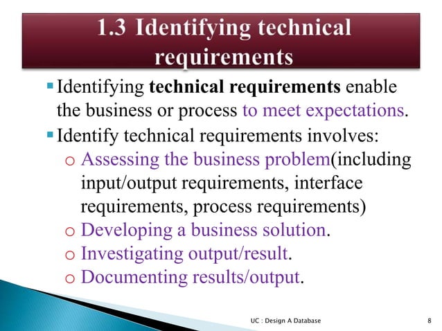 ICT DBA3 03 0710 Designing a Database.pptx | Databases | Computer Software and Applications
