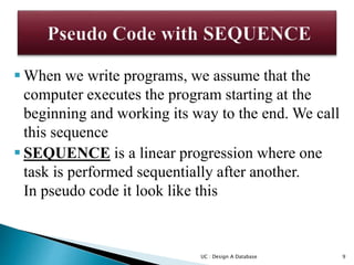 ICT DBA3 03 0710 Design Program Logic.pptx | Programming Languages | Computing
