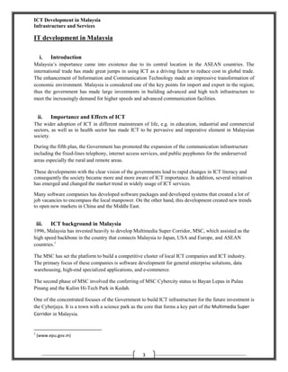 ICT development in Malaysia | PDF