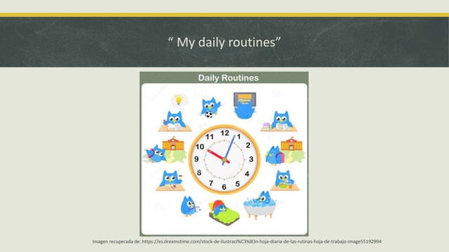 Digital text_My daily Routines | PPT