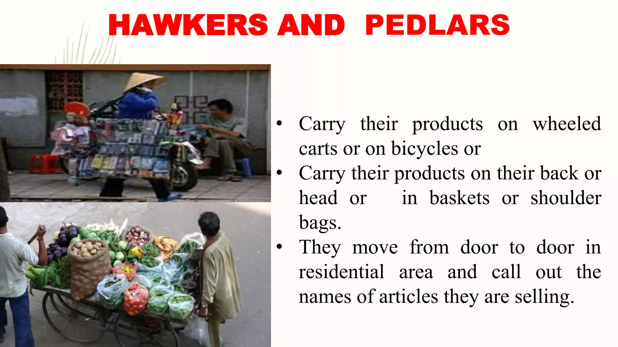 itinerant traders | PPTX