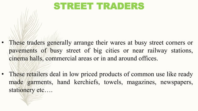 itinerant traders | PPTX