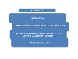 Ict distance education | PPTX | Educational Assessment | Education