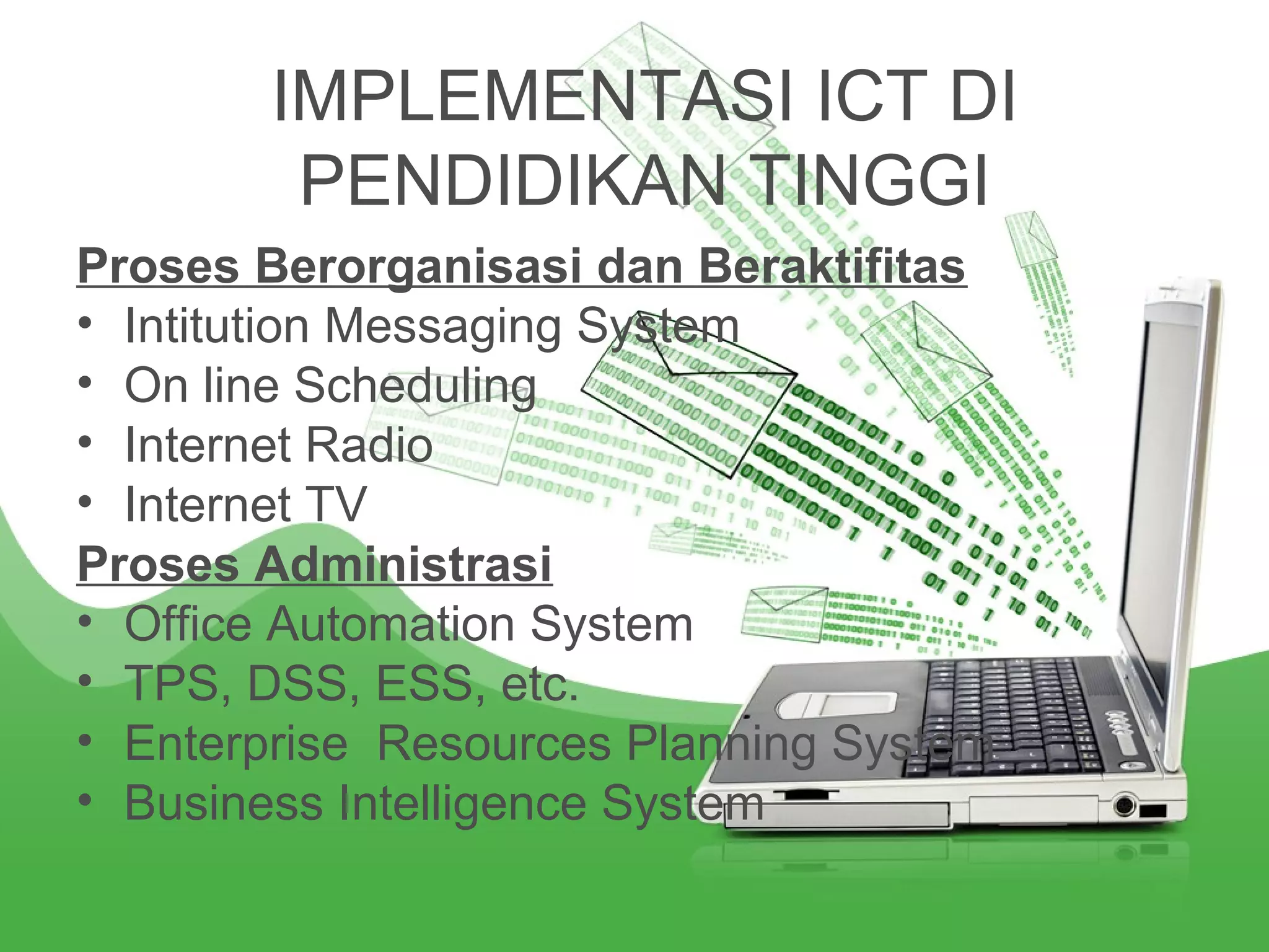 Ict dlm dunia pendidikan | PPT