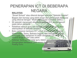 Ict dlm dunia pendidikan | PPT