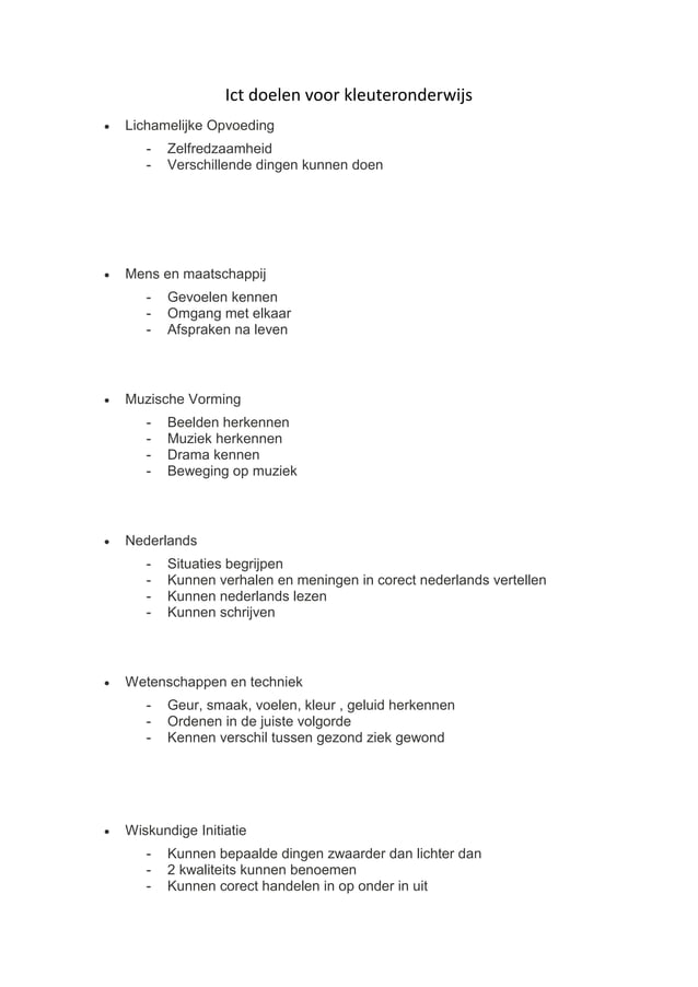 Ict doelen voor kleuteronderwijs.docx