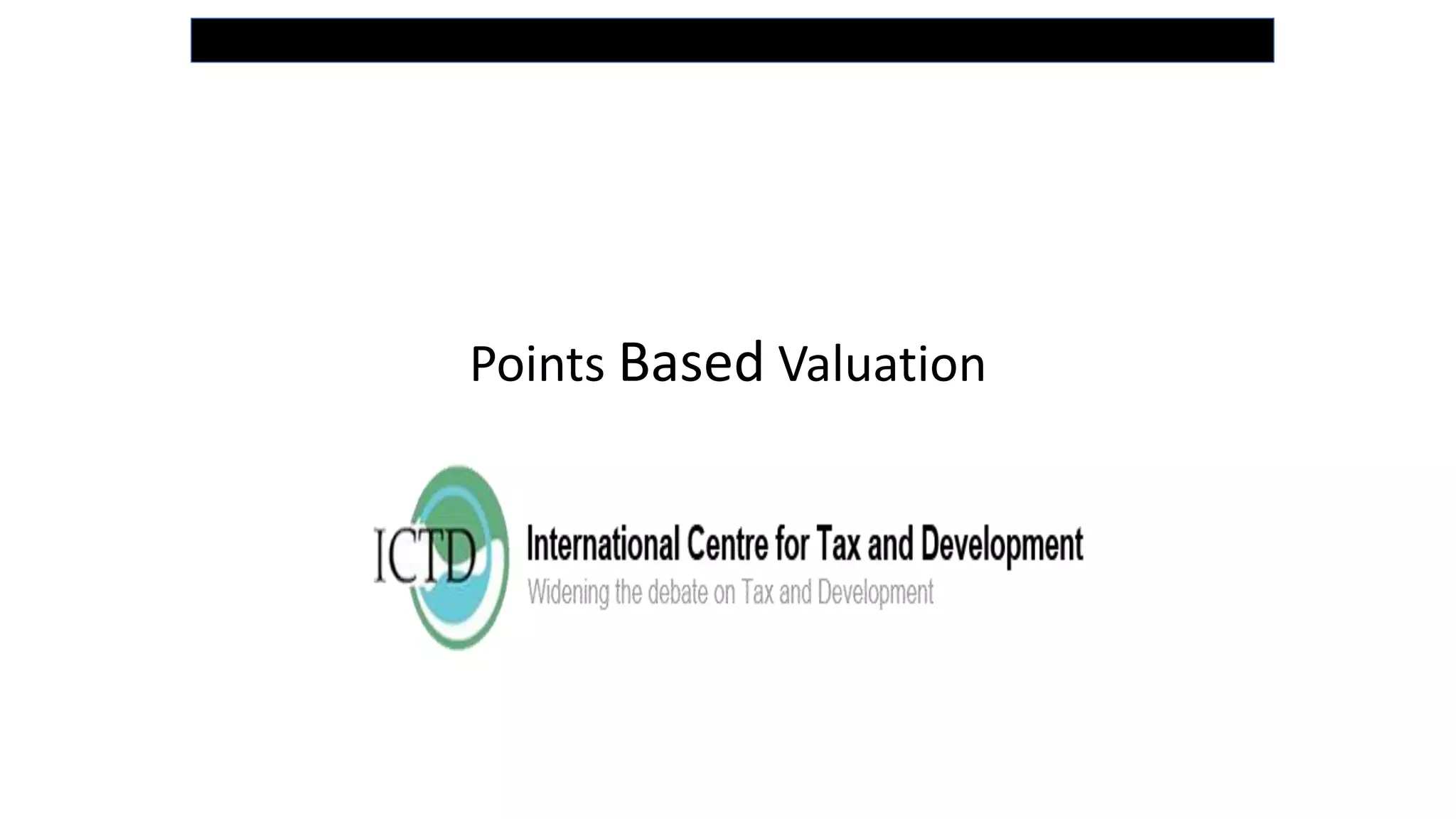Points Based Valuation | PPTX