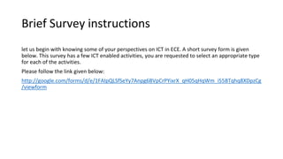 Technology Affordances in Early Childhood Education (ECE) settings | PPT