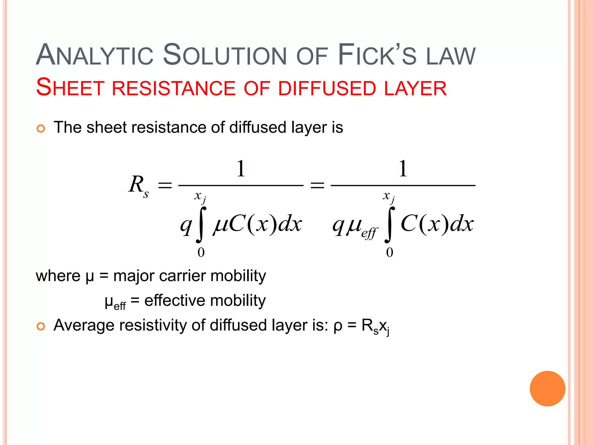 Ic technology- diffusion and ion implantation | PPTX