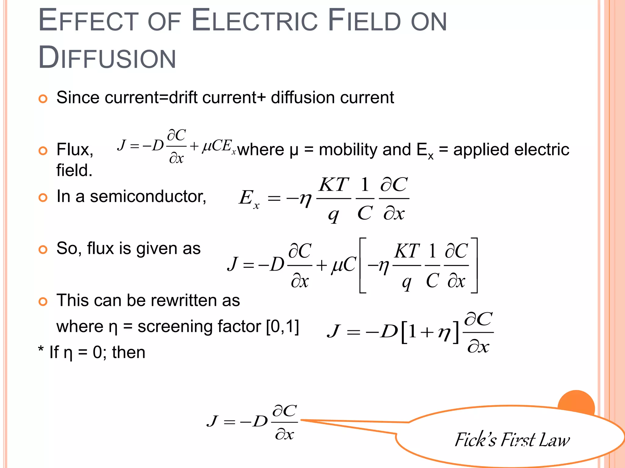 Ic technology- diffusion and ion implantation | PPTX