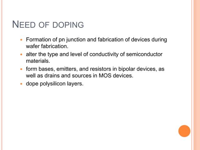 Ic technology- diffusion and ion implantation | PPTX | Chemistry | Science