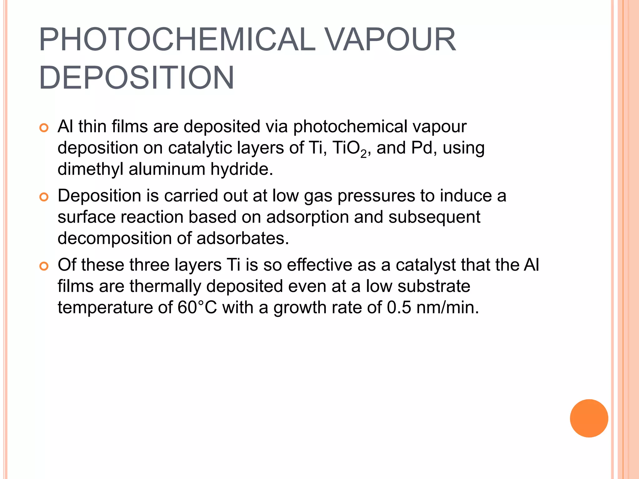 Ic technology- chemical vapour deposition and epitaxial layer growth | PPTX