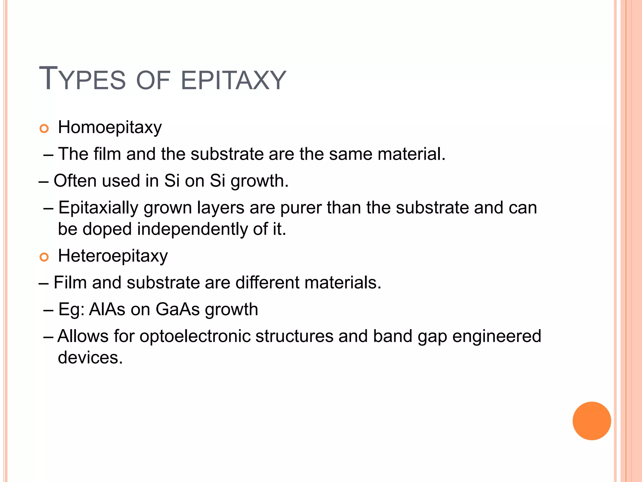 Ic technology- chemical vapour deposition and epitaxial layer growth | PPTX