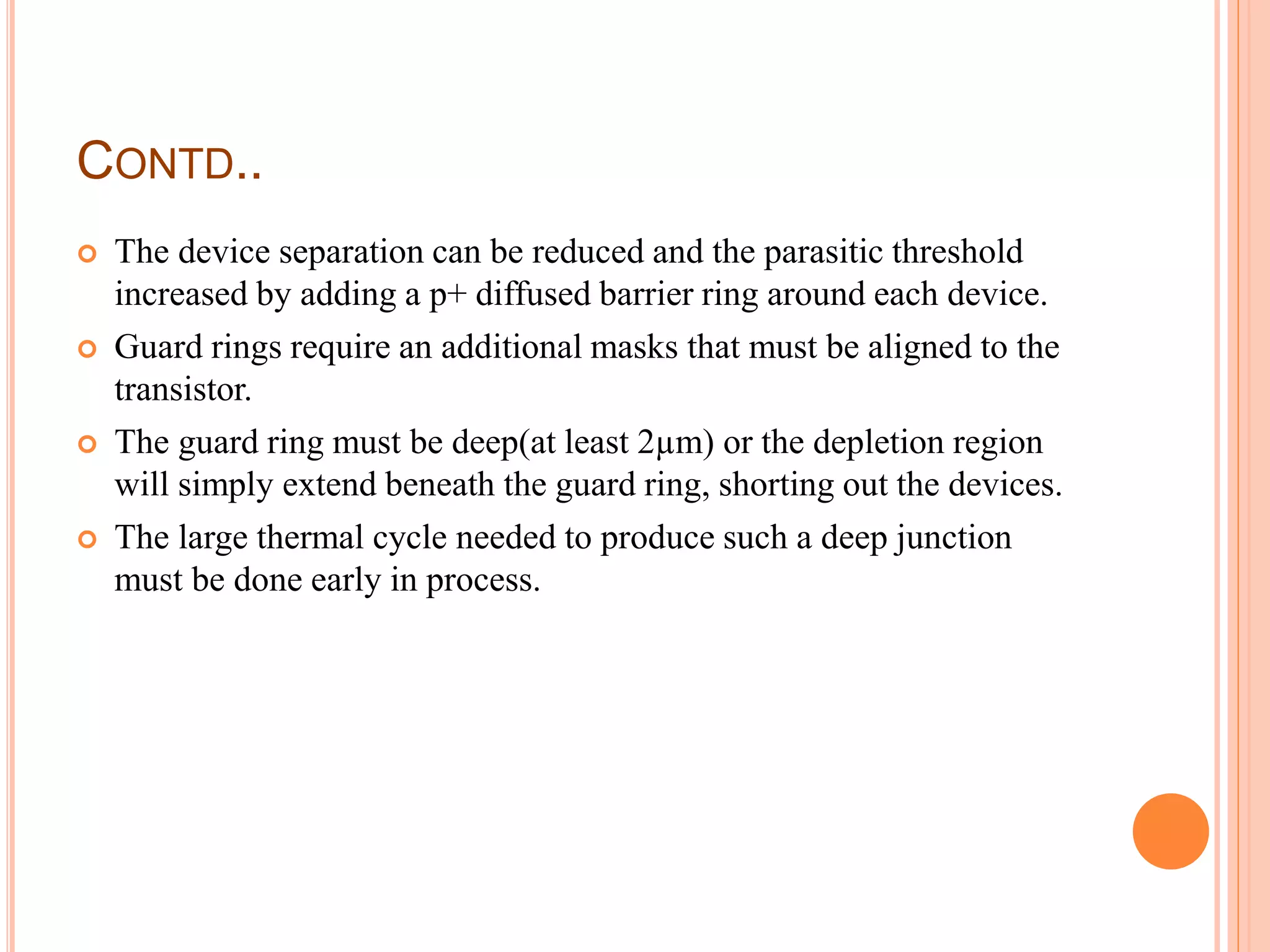 Ic tech unit 5- VLSI Process Integration | PPTX