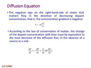 Diffusion in Semiconductor IC Technology | PDF