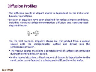 Diffusion in Semiconductor IC Technology | PDF
