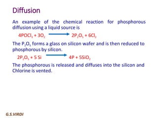 Diffusion in Semiconductor IC Technology | PDF