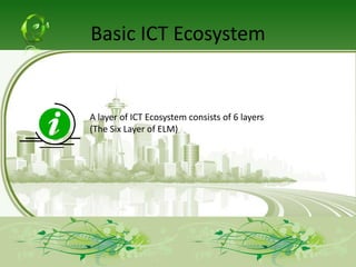 The New ICT Ecosystem : The New Architecture | PPTX | Internet | Computing