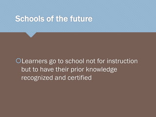 Starting With What the Learners Have: Recognition of Prior Learning ...