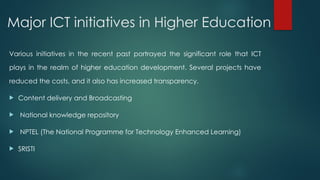 ICT eGyan PPT on IGNOU and ICT with explanation | PPTX