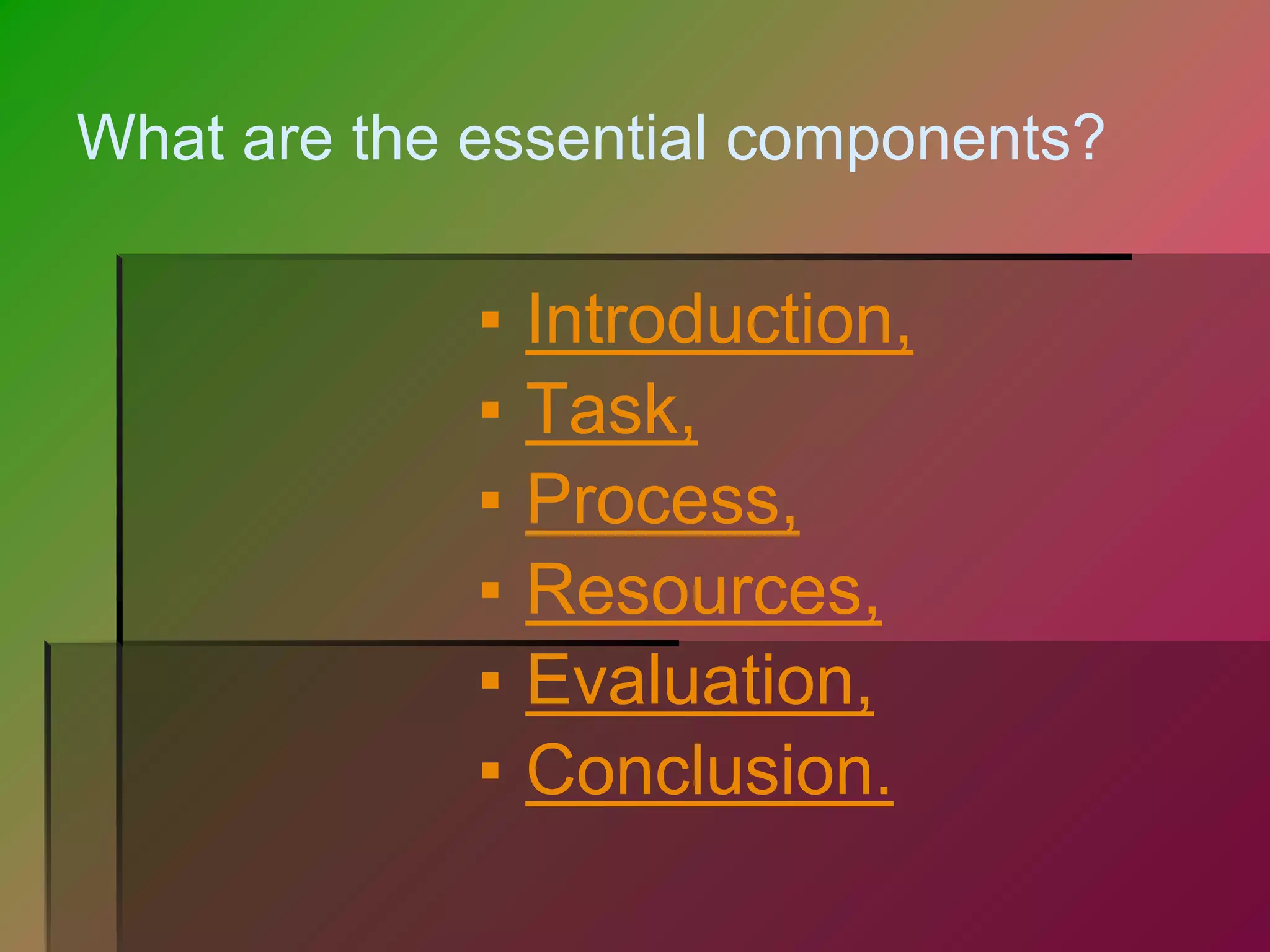 Ict embedded in elt: webquest.ppt | Educational Assessment | Education