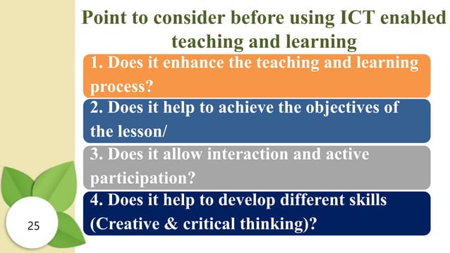 ICT enabled teaching learning | PPT